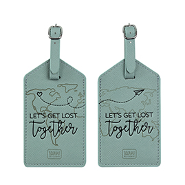 Kofferetikett Let´s get lost together - Kambli - schreiben schenken ...